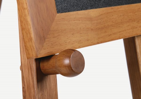 Stojan pro křídové tabule, odstín hnědý